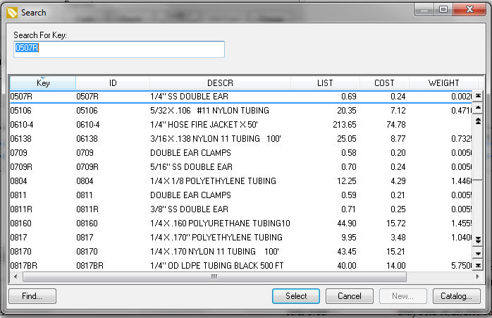 Creating Inventory Items from a Product Catalog