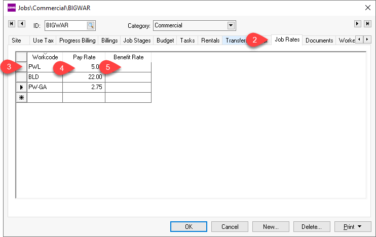 Variable Piecework Pay by Job