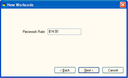 Creating Work Codes and Bin Codes